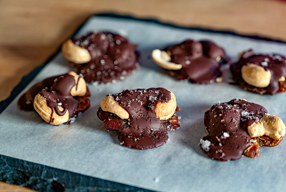 Dark Chocolate & Date Turtles Recipe – Mavuno Harvest