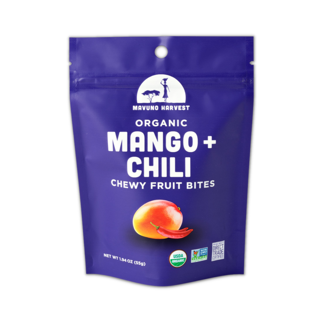 Organic Fruit Bites: Mango & Chili – Mavuno Harvest